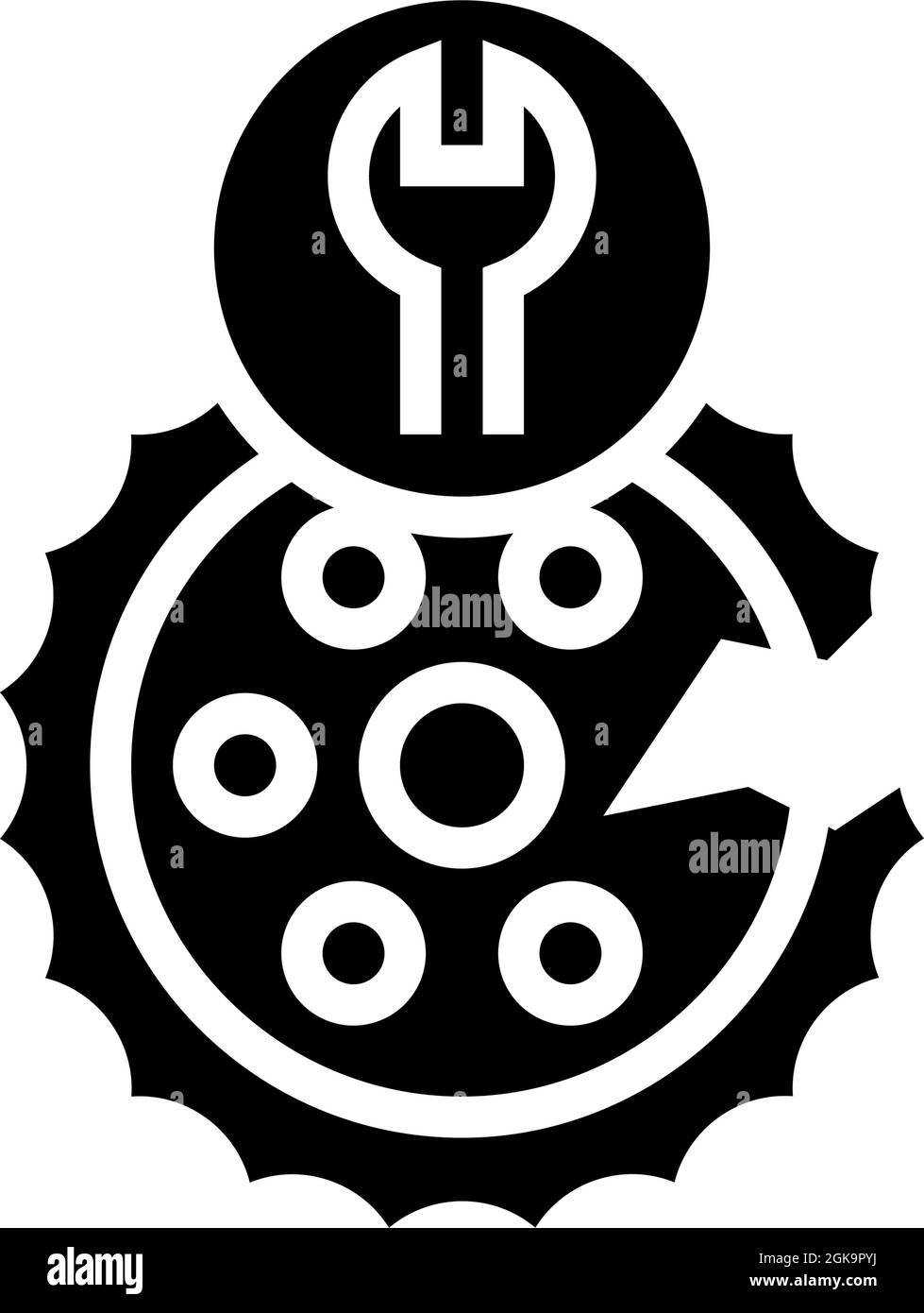 Repairs and maintenance icon black hi-res stock photography and images ...