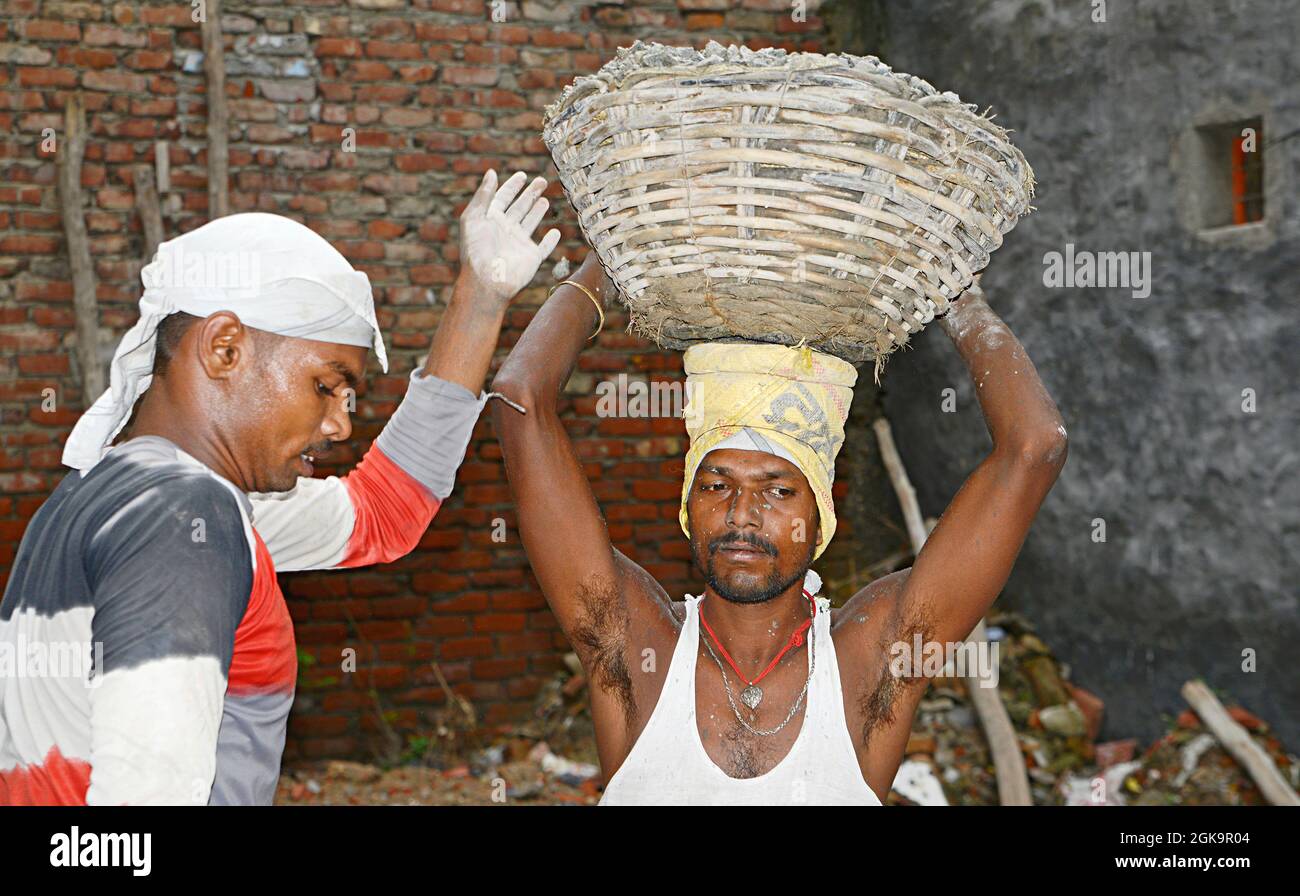 Man At Construction Site Stock Photo - Alamy