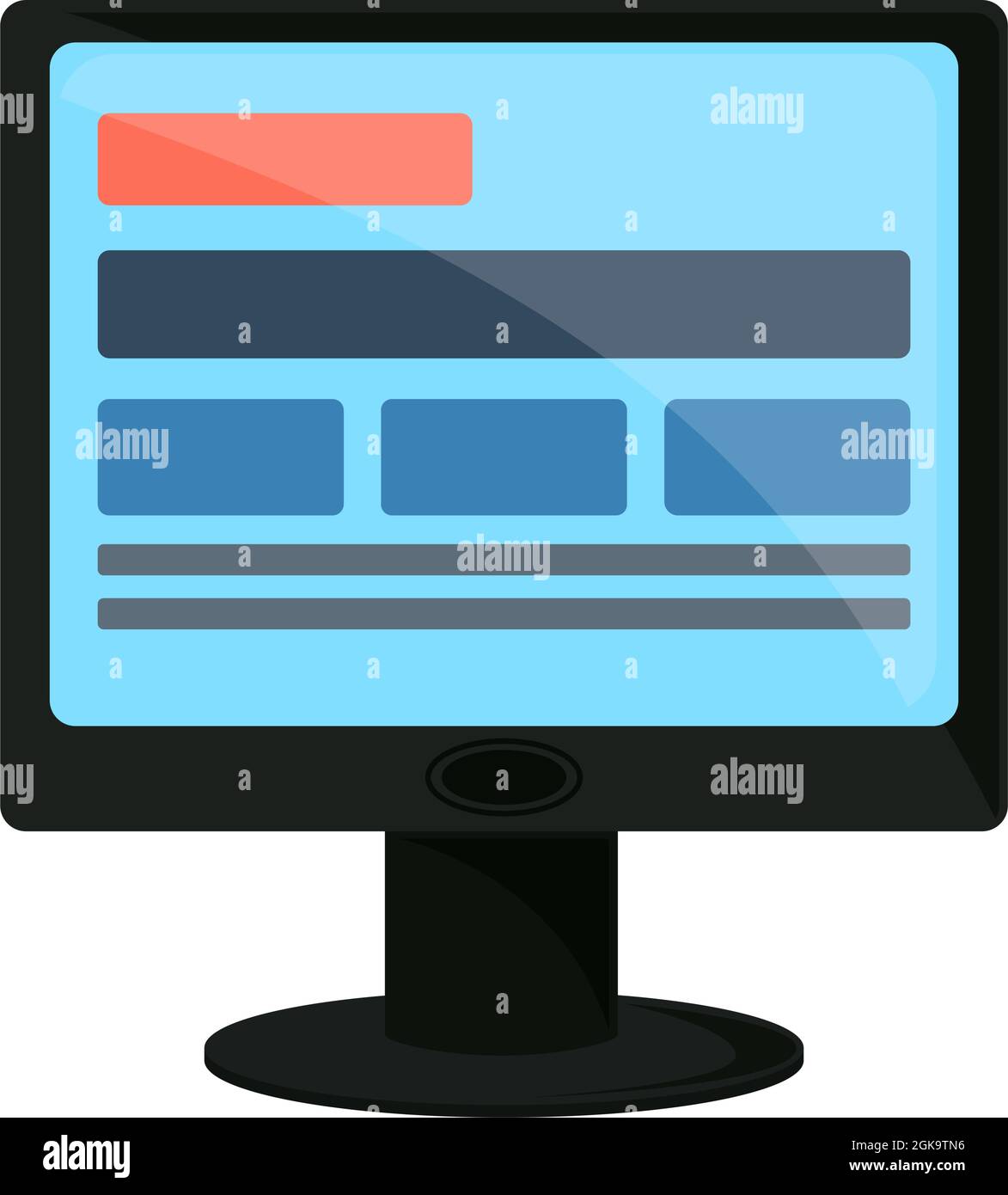 computer monitor hardware Stock Vector Image & Art - Alamy