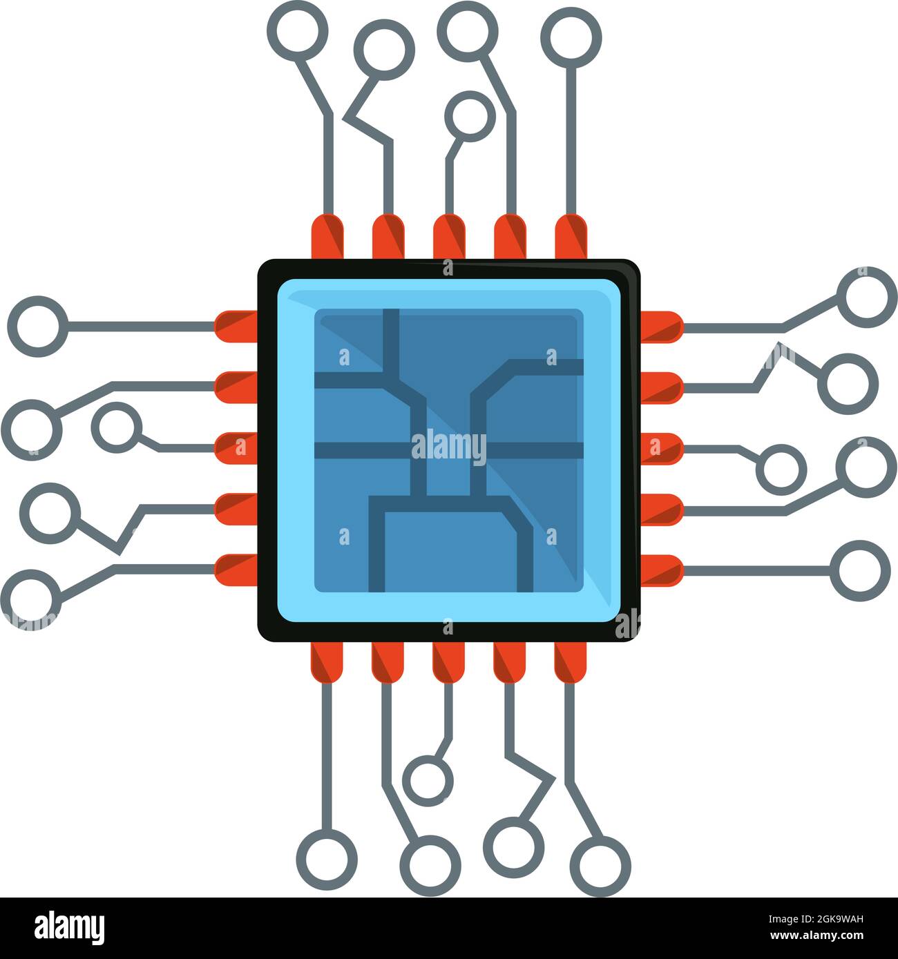 computer motherboard circuit Stock Vector Image & Art - Alamy
