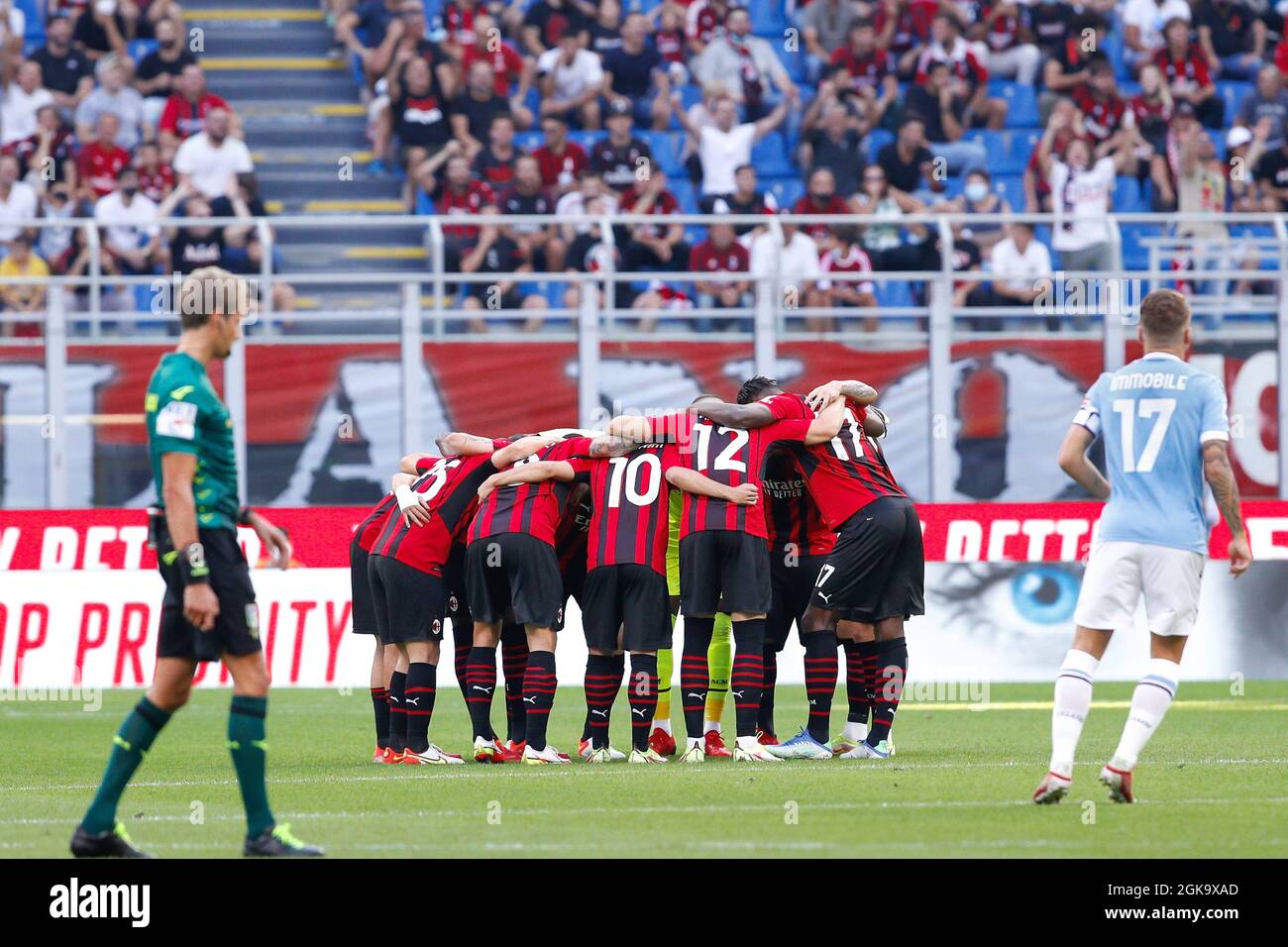 Italy. 12th Sep, 2021. Italy, Milan, sept 12 2021: ac Milan starting ...