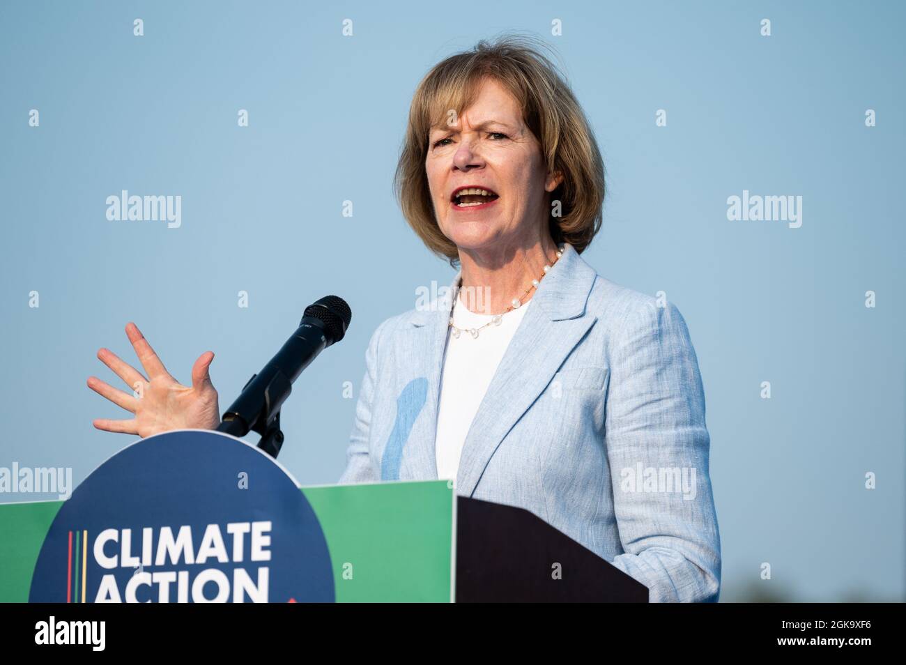 Washington, United States. 13th Sep, 2021. U.S. Senator Tina Smith (D ...