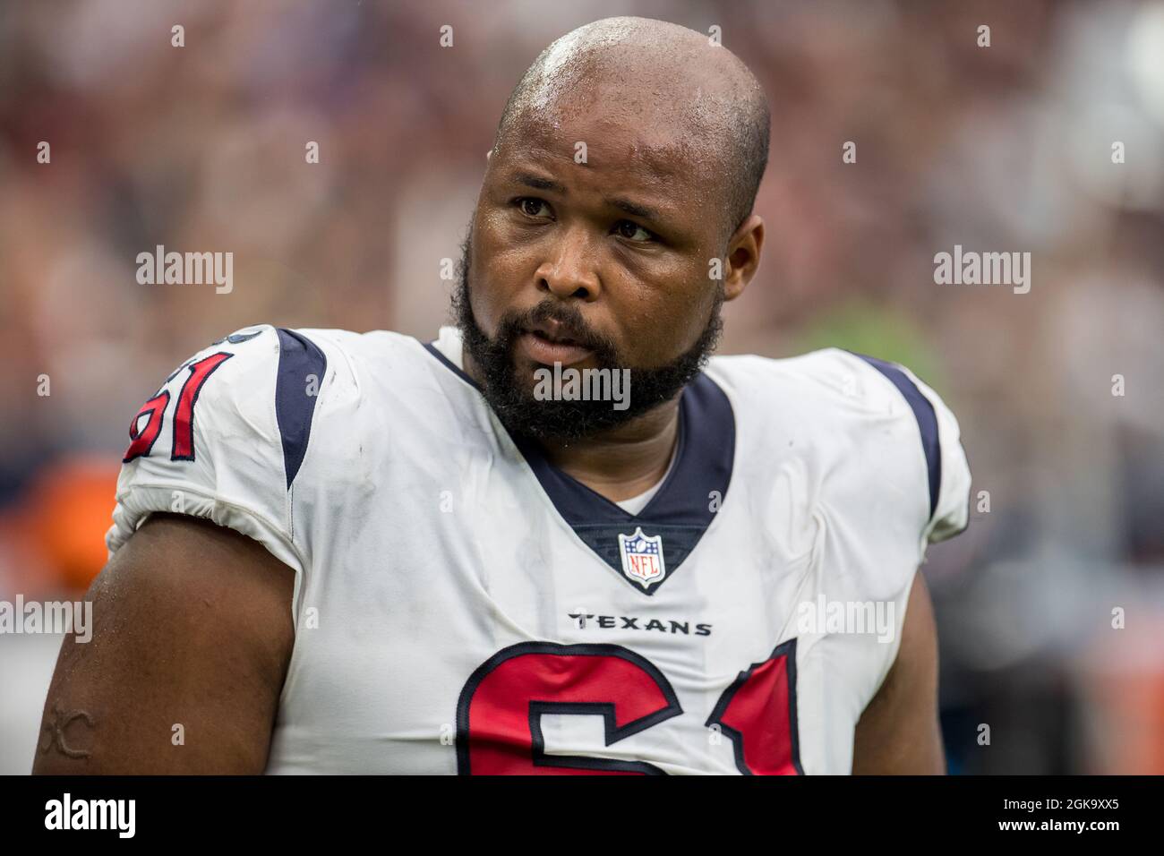 September 12, 2021: Houston Texans offensive tackle Marcus Cannon (61 ...