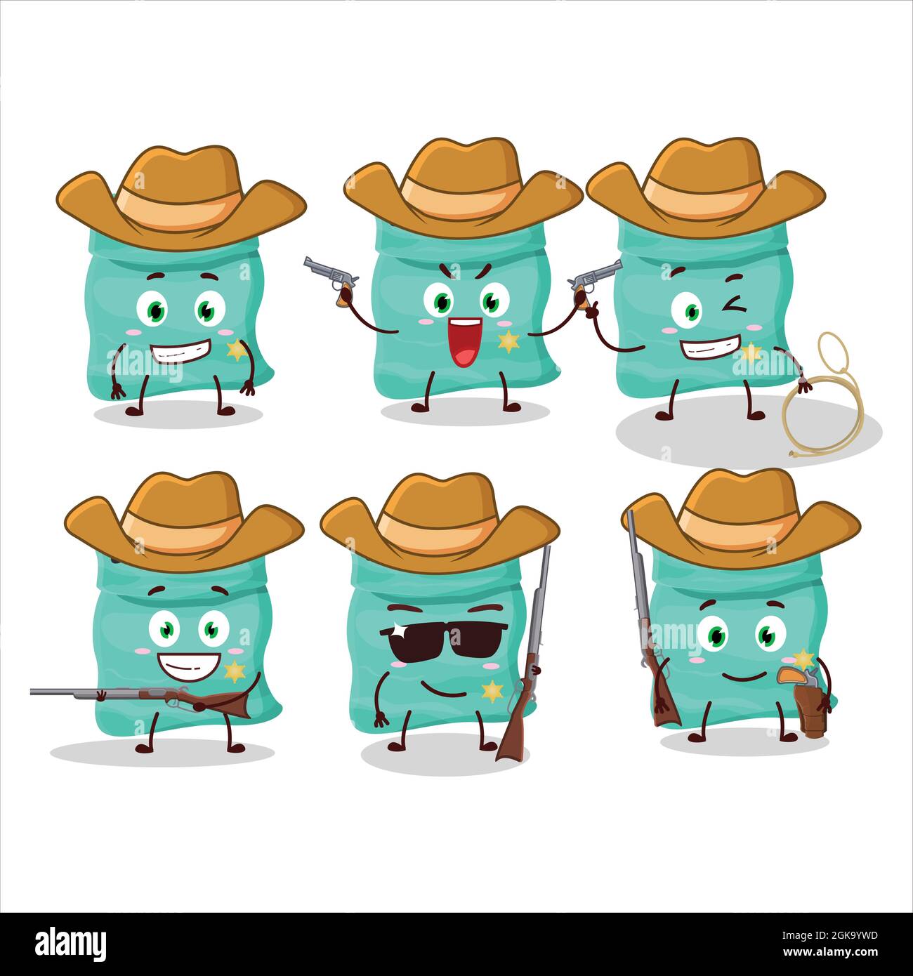 Cool cowboy black turtle beans cartoon character with a cute hat ...