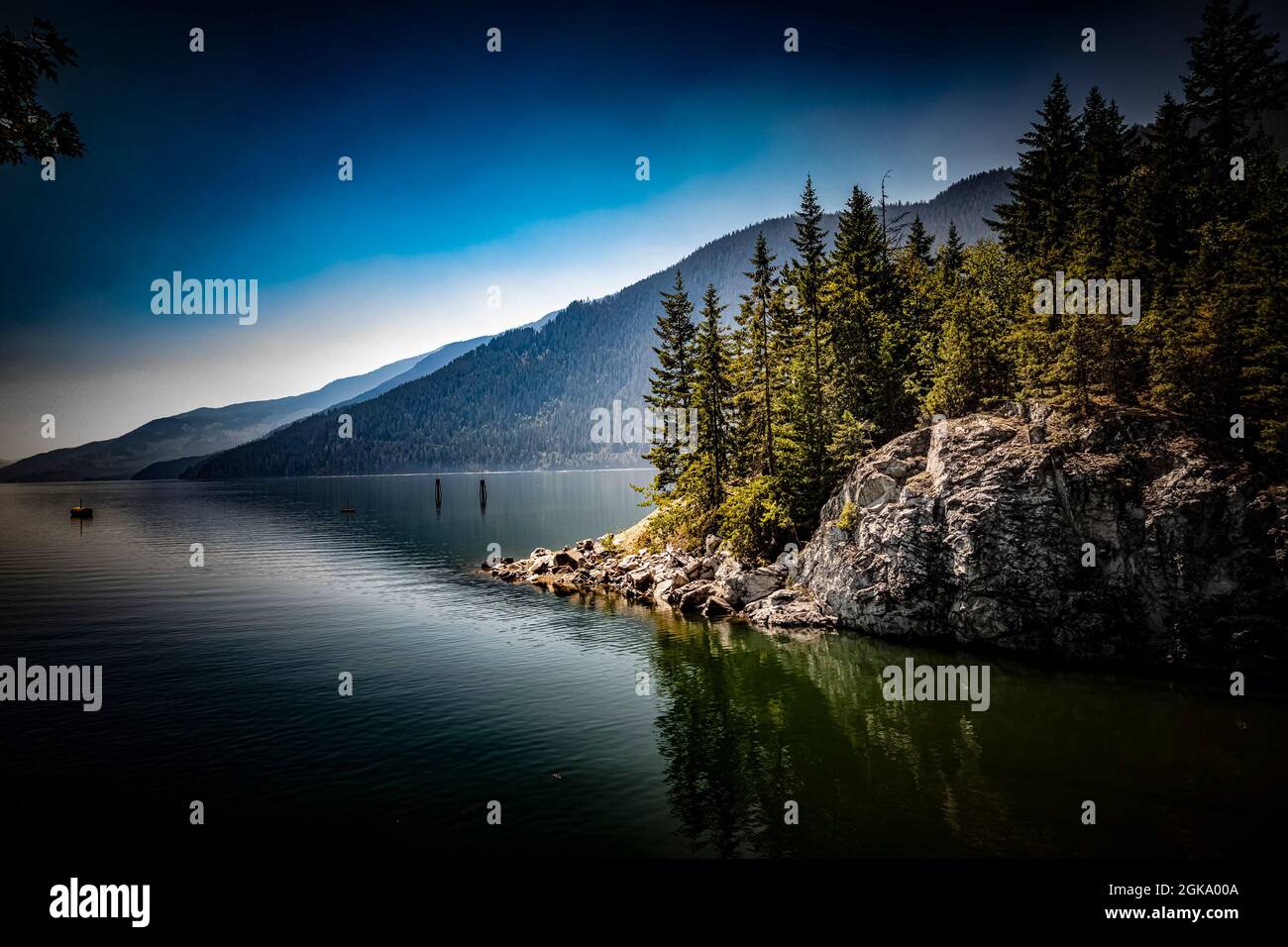 Upper Arrow Lake I Stock Photo - Alamy