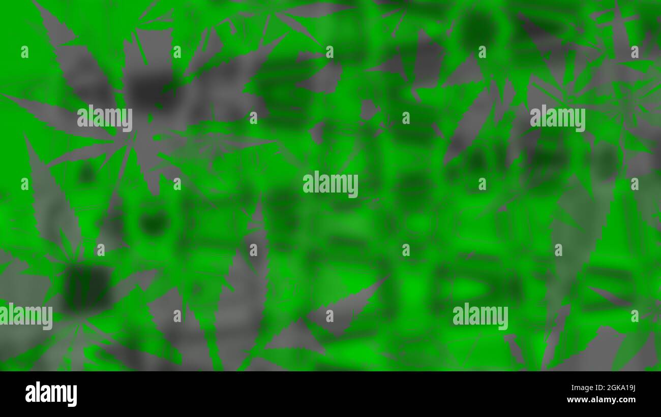 An abstract cannabis leaf pattern background image Stock Photo - Alamy