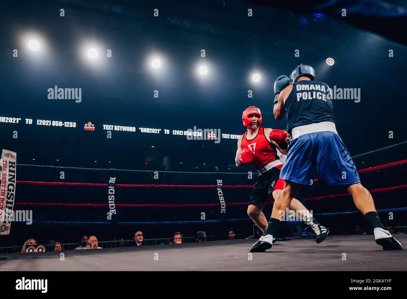 Guns 'N Hoses Charity Boxing Between Omaha Police and Firefighters ...