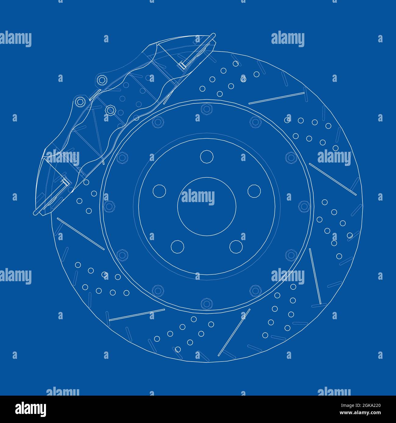 Brake disc outline. Vector Stock Vector Image & Art - Alamy