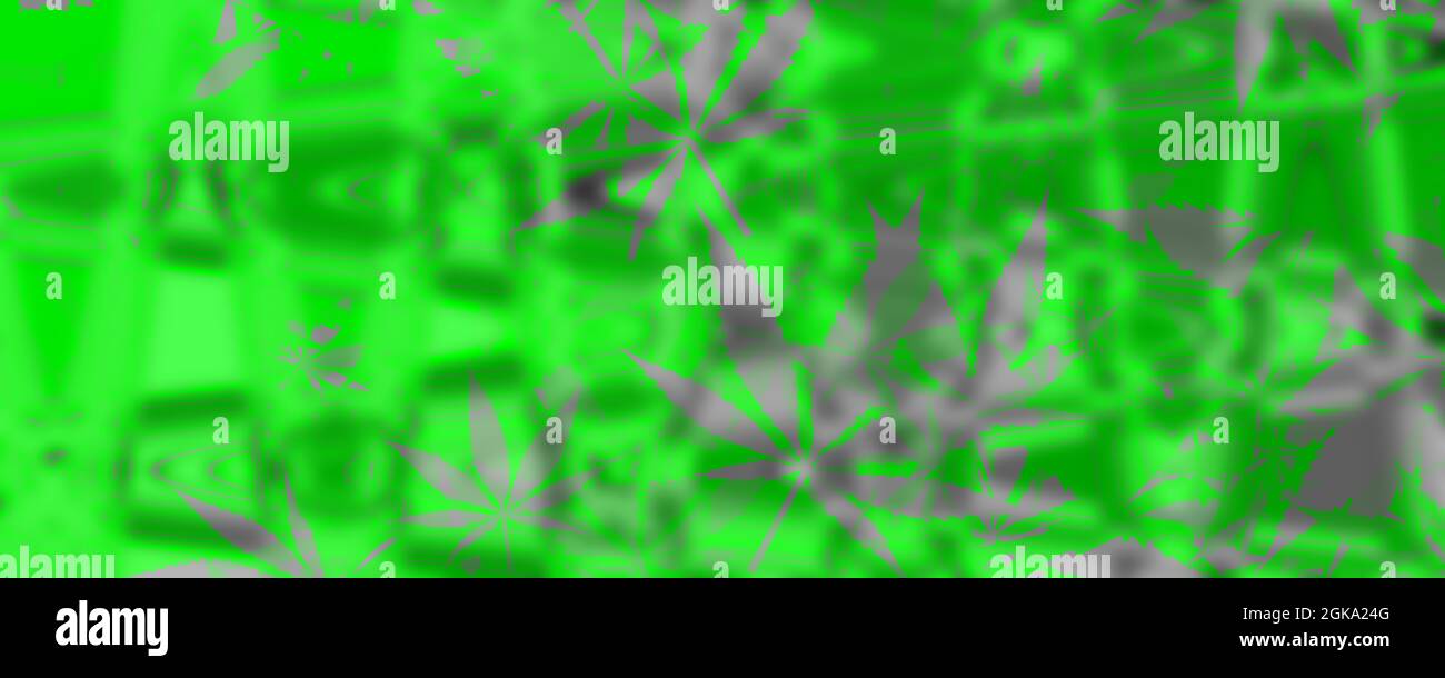 An abstract cannabis leaf pattern background image Stock Photo - Alamy