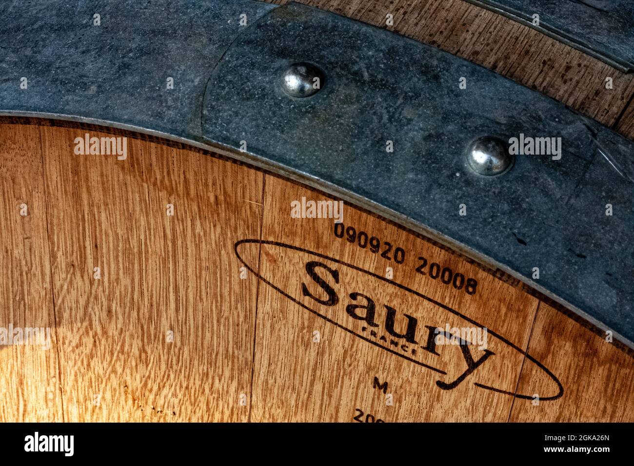 Saury oak barrels hi-res stock photography and images - Alamy