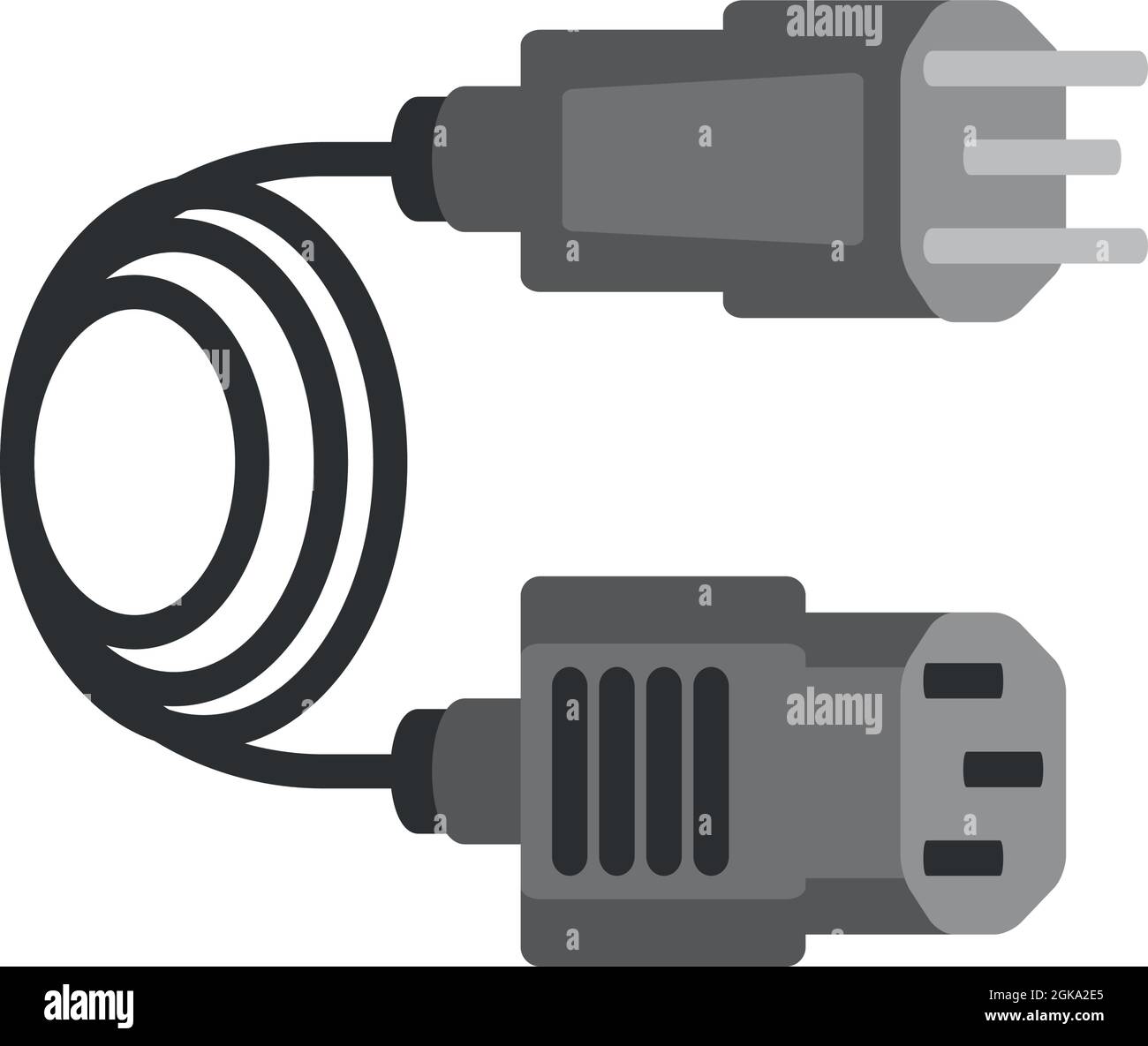 computer energy cable Stock Vector Image & Art - Alamy