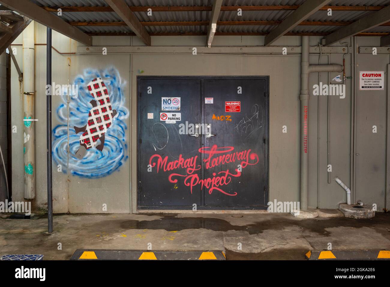 Fifth Lane street art created by Mackay city council in Mackay cbd ...