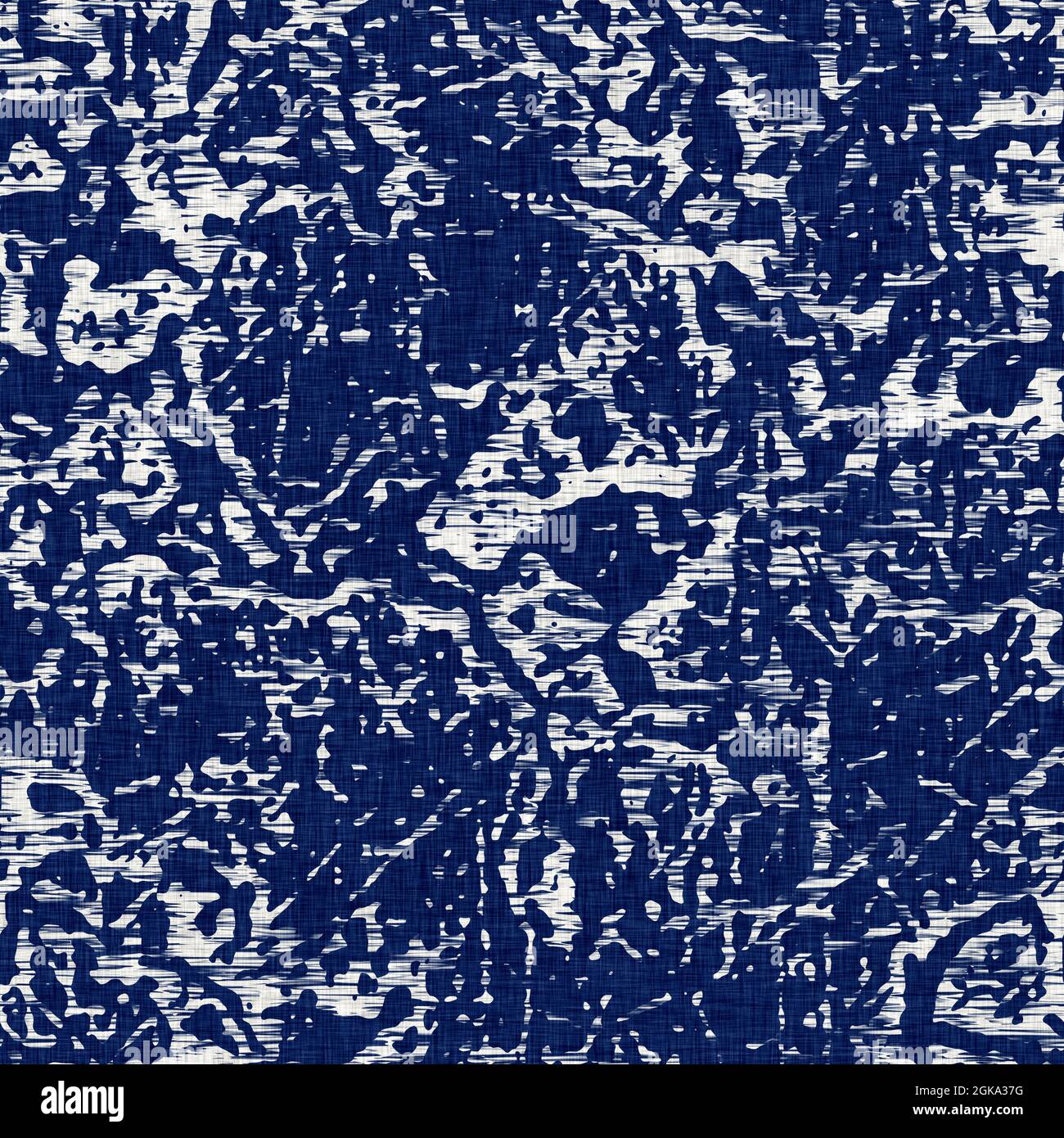 Indigo dyed fabric random flecks pattern texture. Seamless textile ...