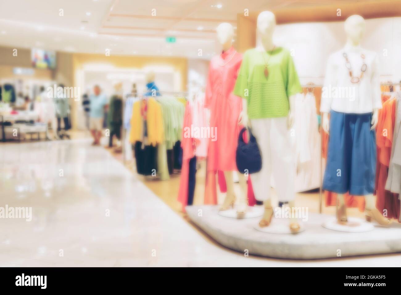 Clothes Shop Costume Dress Fashion Store Style Concept Clothes hanging ...