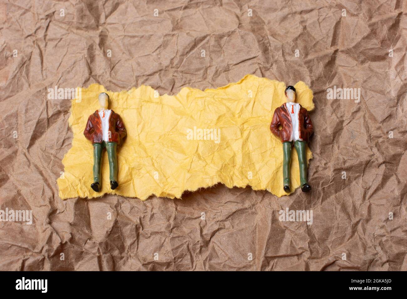 Little tiny man person figurine in view Stock Photo - Alamy