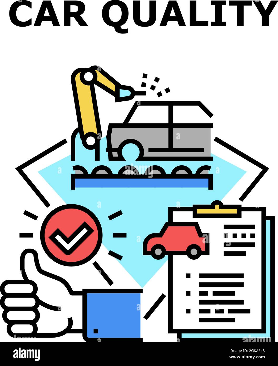 Car Quality Vector Concept Color Illustration Stock Vector Image & Art ... Car Quality Vector Concept Color Illustration Stock Vector Image & Art ...