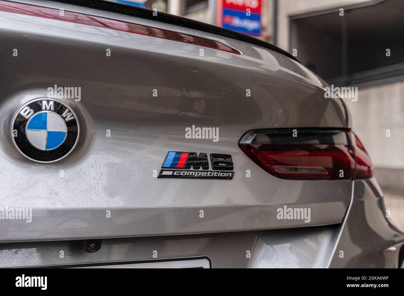 BMW M8 Competition from the rear right Stock Photo - Alamy