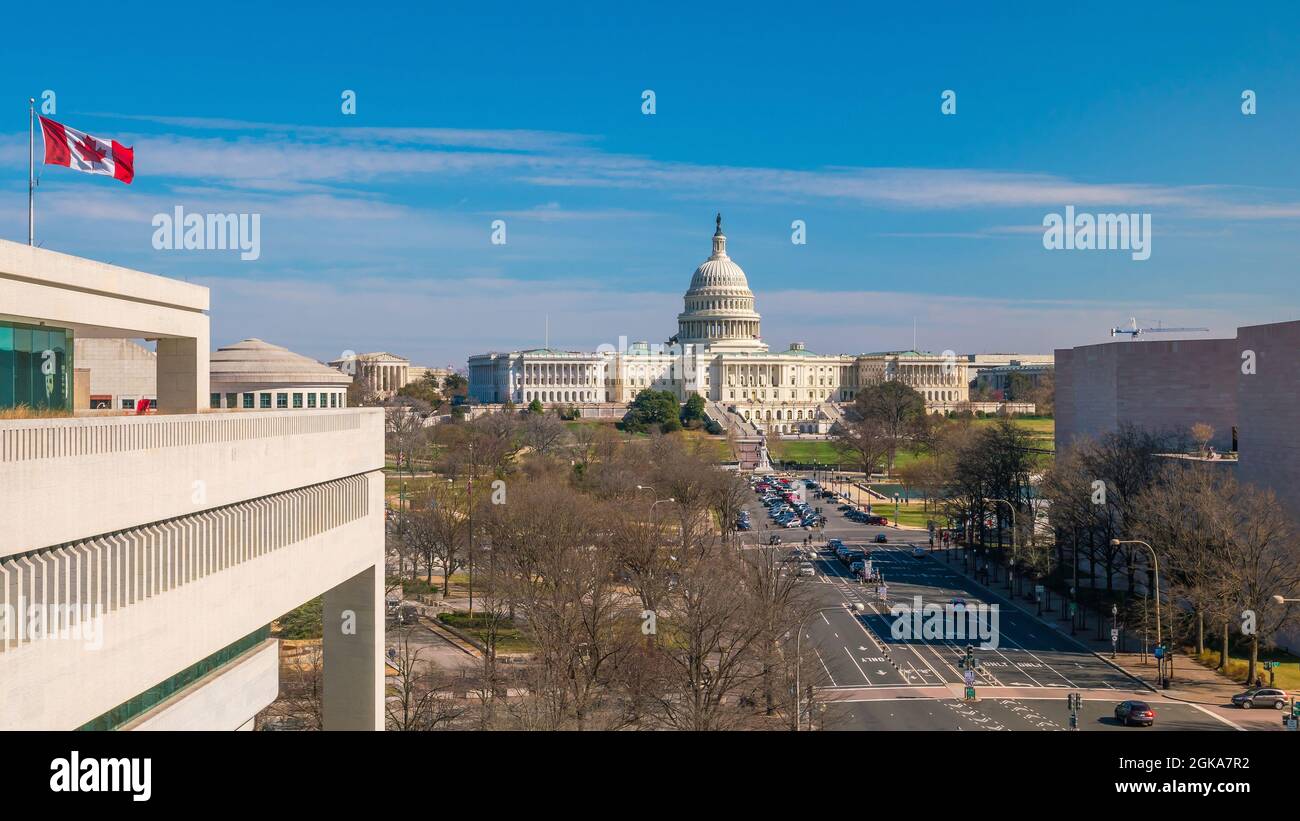 Capitol building washington dc top view hi-res stock photography and ...