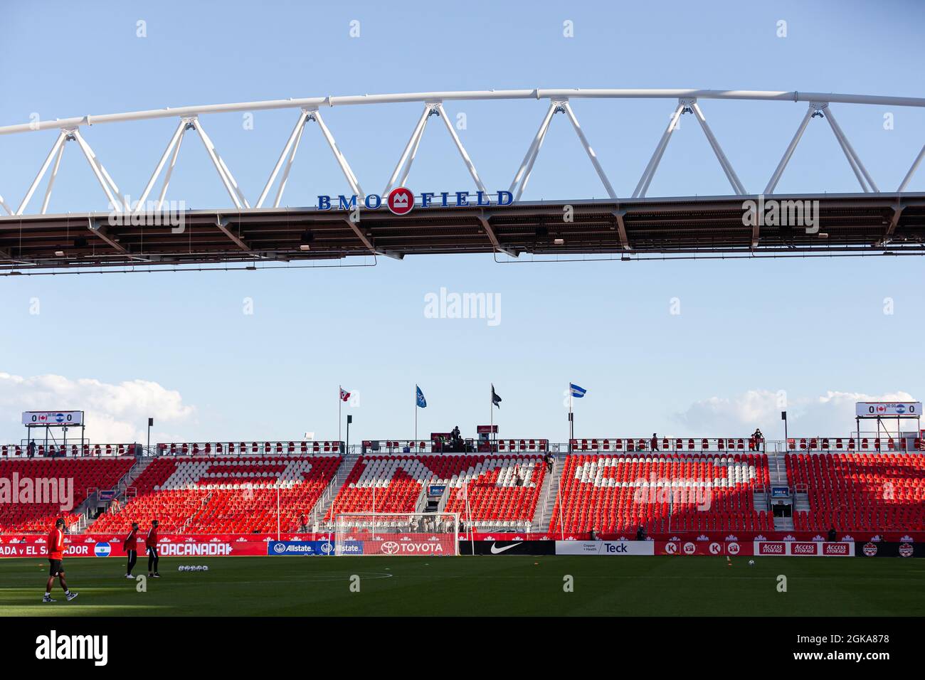 Fifa soccer field pre game hi-res stock photography and images - Alamy