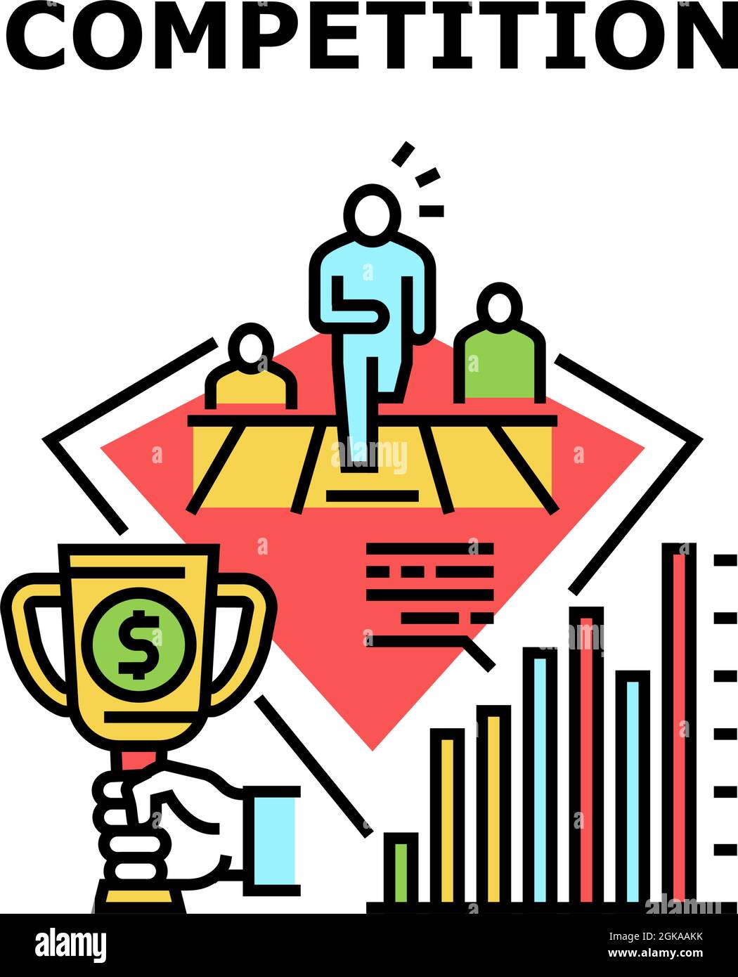 Competition Vector Concept Color Illustration Stock Vector Image & Art ...