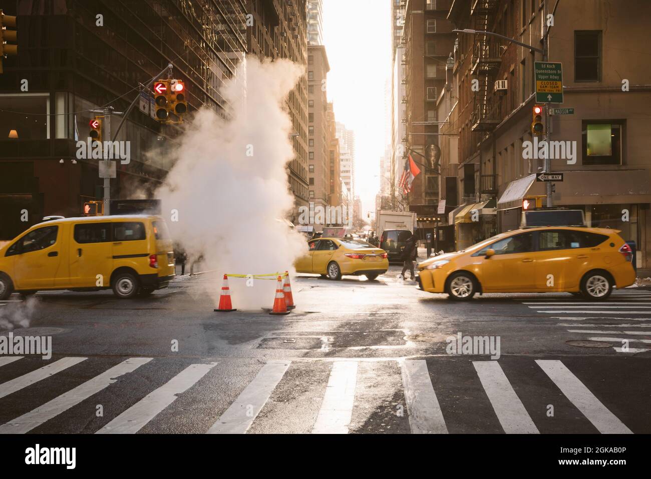 New york city yellow black and white hi-res stock photography and ...