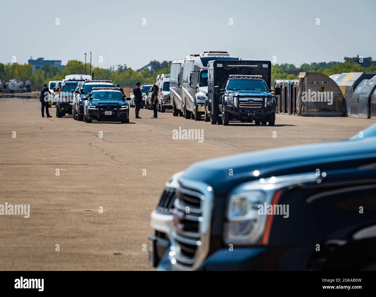 Biden motorcade hi-res stock photography and images - Alamy