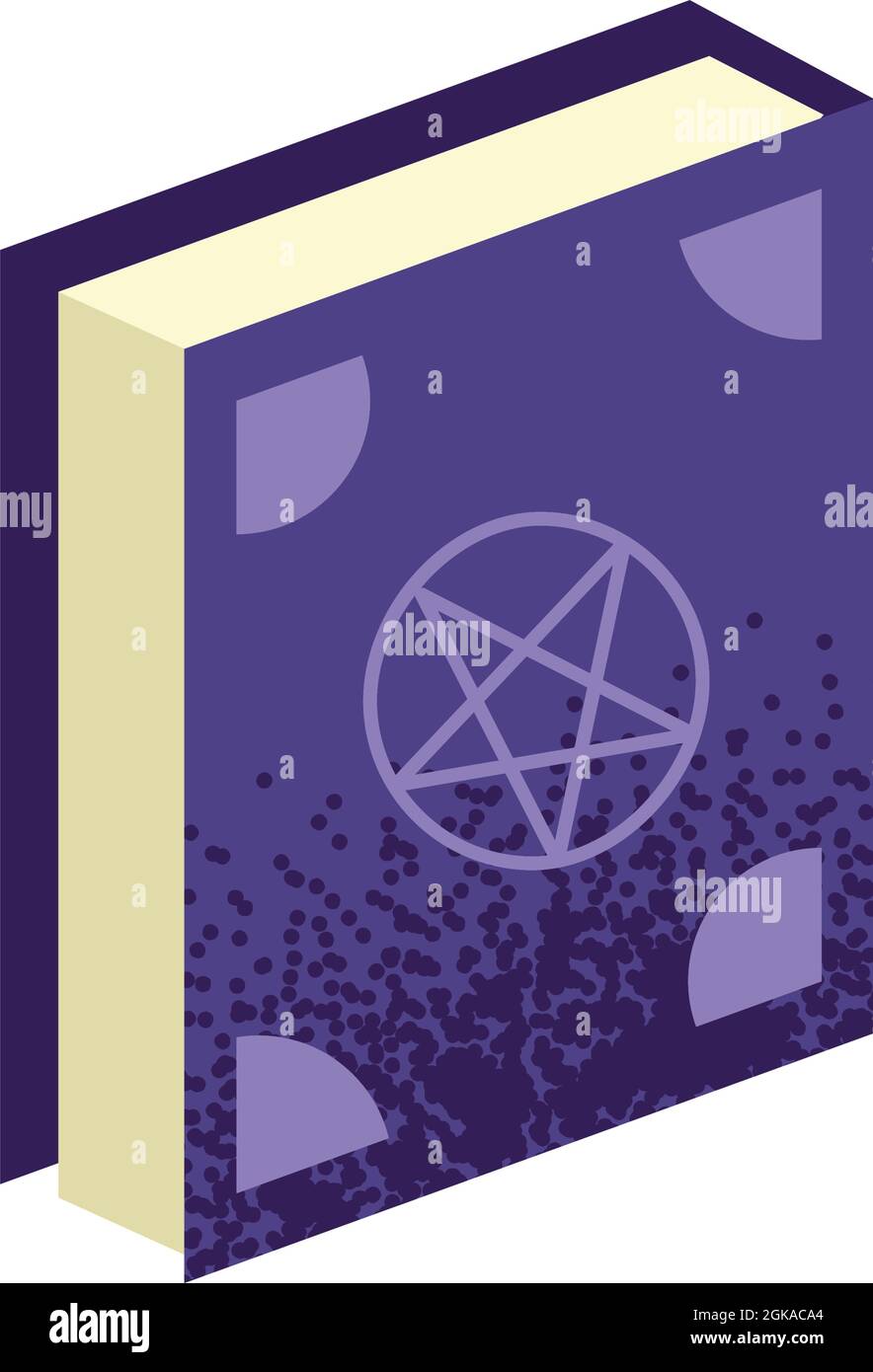 halloween spell book with star Stock Vector Image & Art - Alamy