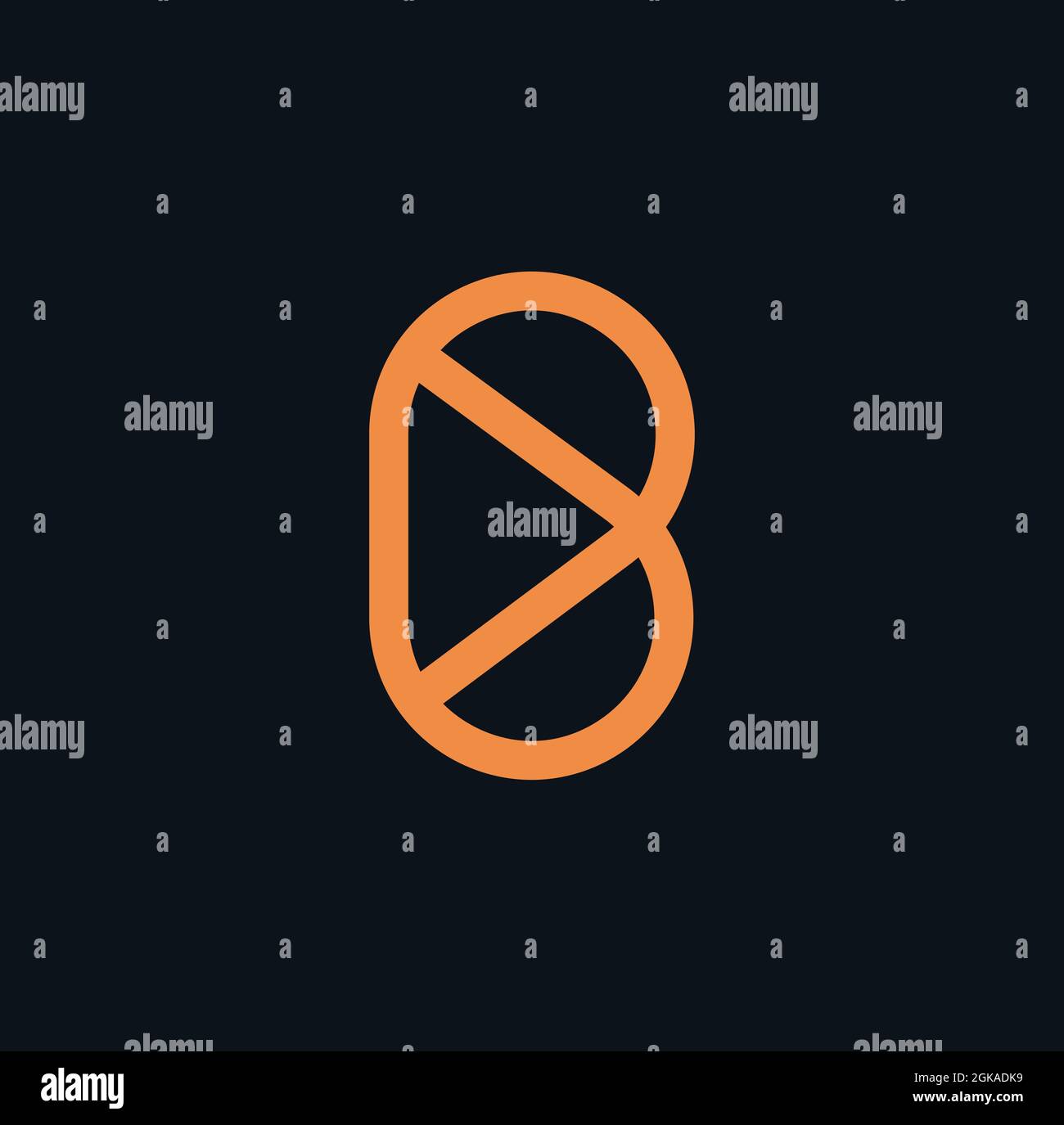 B letters vector vectors hi-res stock photography and images - Alamy