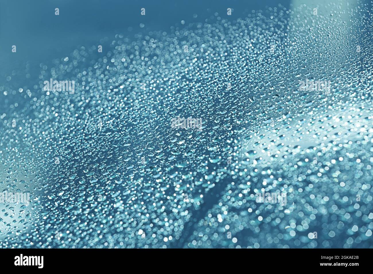 Water drops on car window, closeup Stock Photo - Alamy