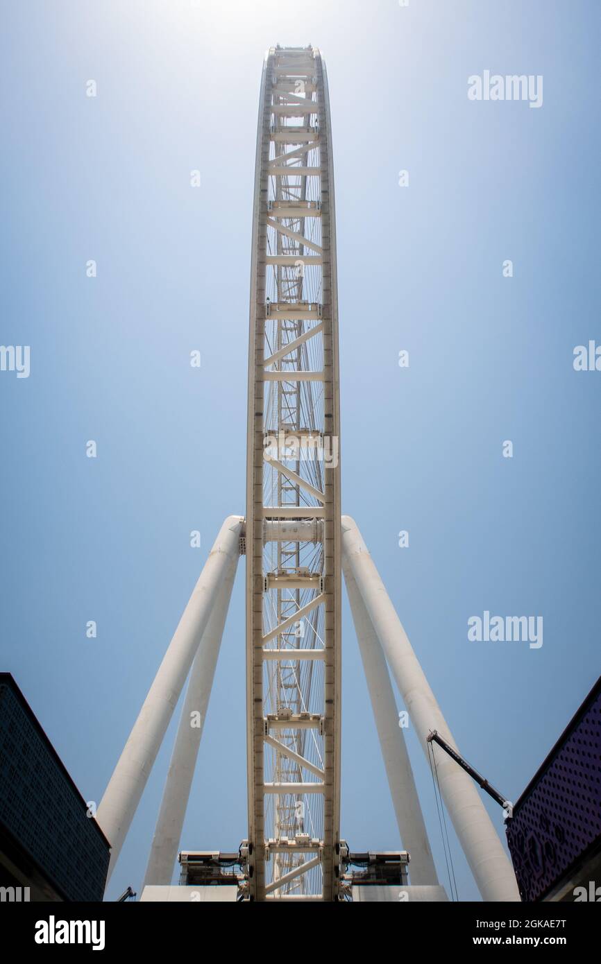 Dubai, United Arab Emirates, 04/07/2020. Construction site of Dubai Eye ...