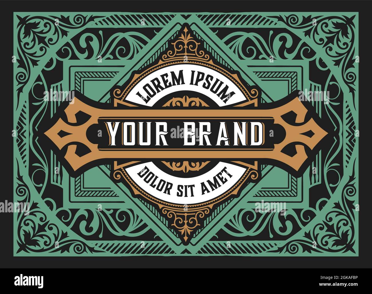 Western card with vintage style Stock Vector Image & Art - Alamy