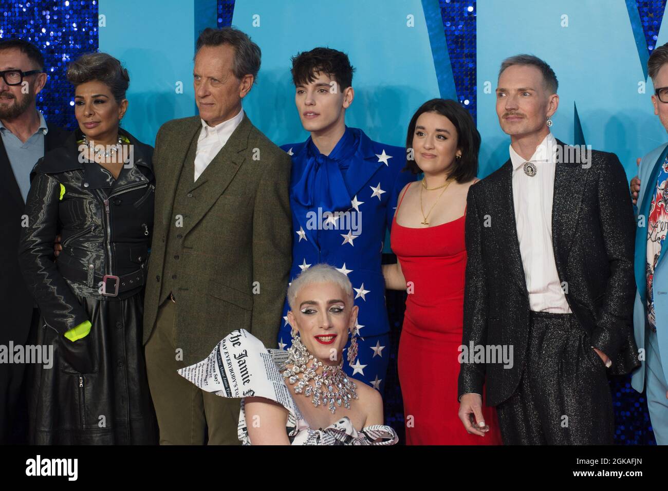 London, UK. 13th Sep 2021. Richard E Grant, Max Harwood, Lauren Patel ...