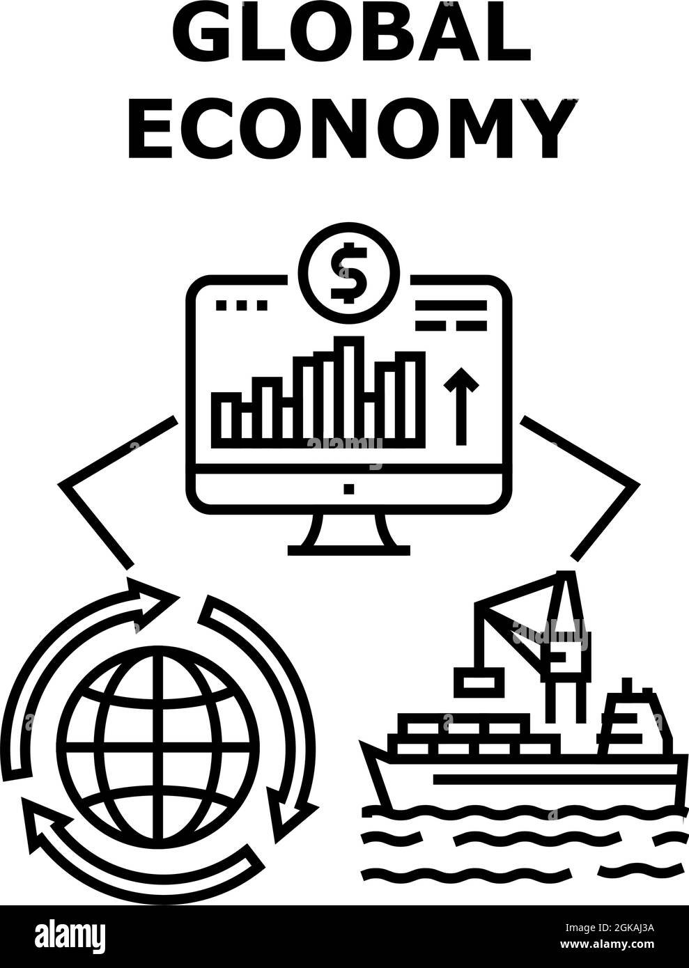 Globalization of economy Black and White Stock Photos & Images - Alamy