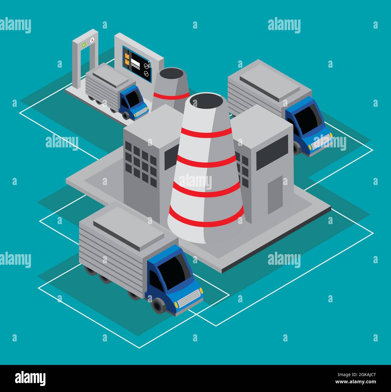 industry production plant Stock Vector Image & Art - Alamy