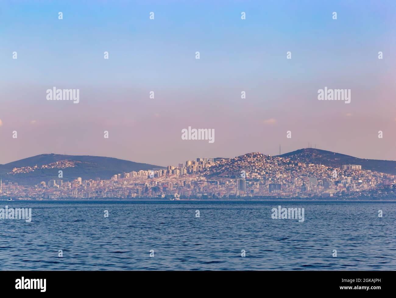 The coast of Istanbul view from Marmara sea, Turkey Stock Photo - Alamy