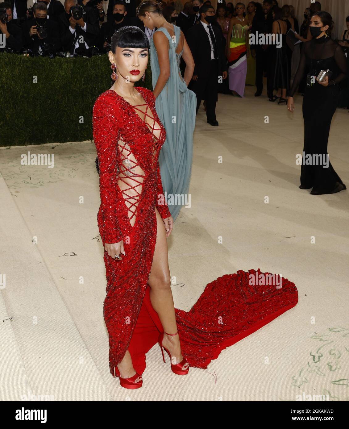 New York, United States. 14th Sep, 2021. Megan Fox arrives on the red ...