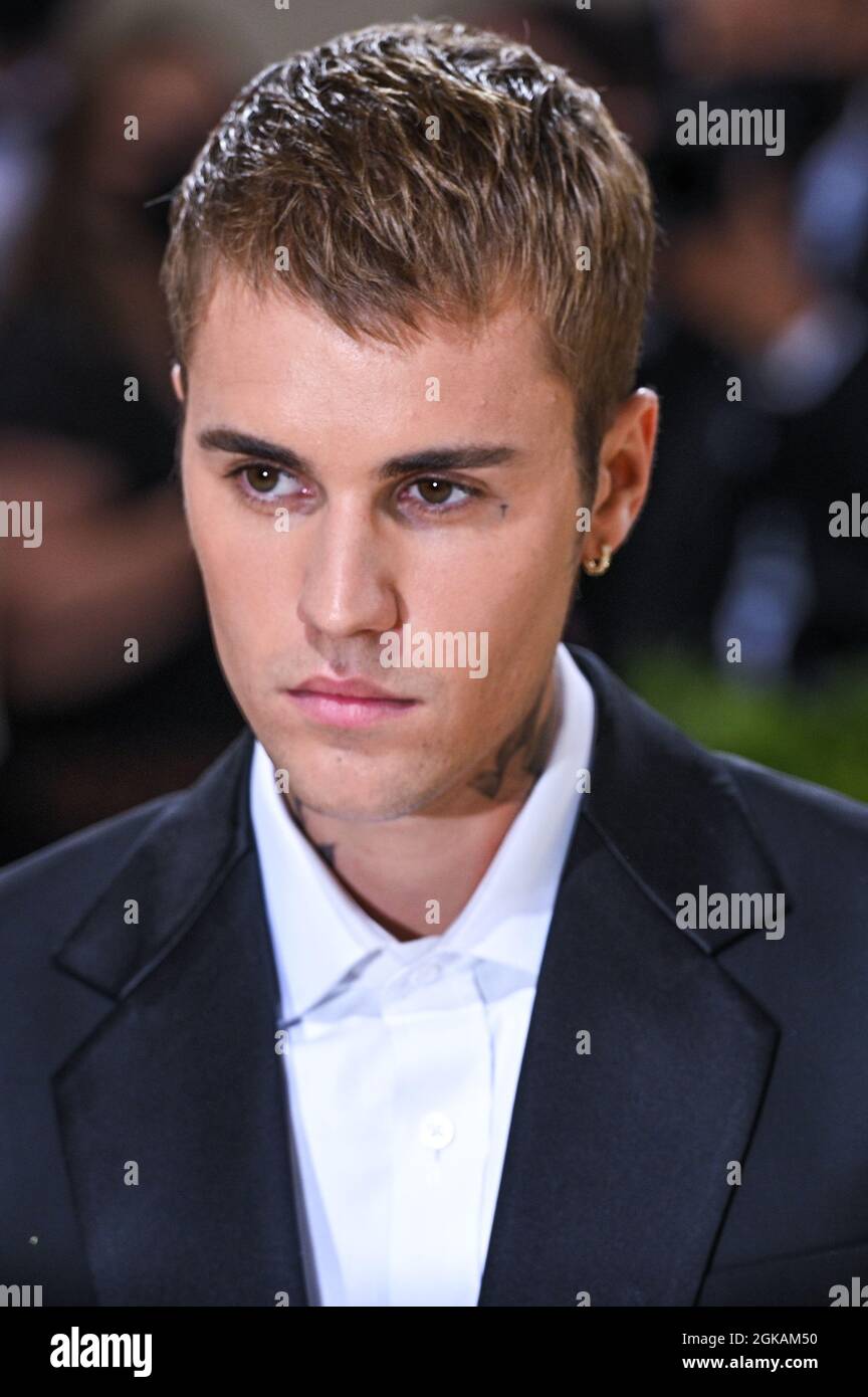 New York, USA. 13th Sep, 2021. Justin Beiber walking on the red carpet ...