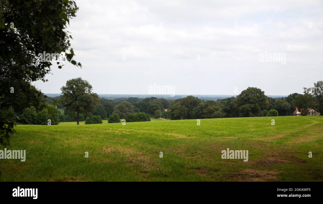 Rural landscape in western part of German state Lower Saxony Stock ...