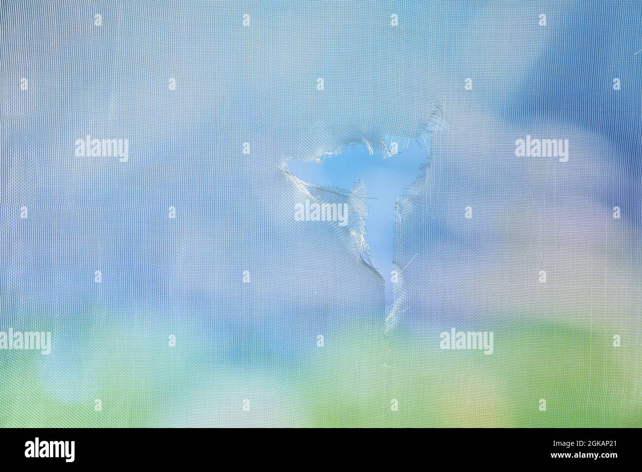 Torn screen door hi-res stock photography and images - Alamy