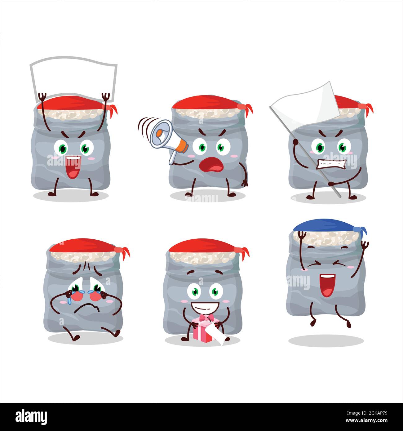 Mascot design style of white beans character as an attractive supporter ...