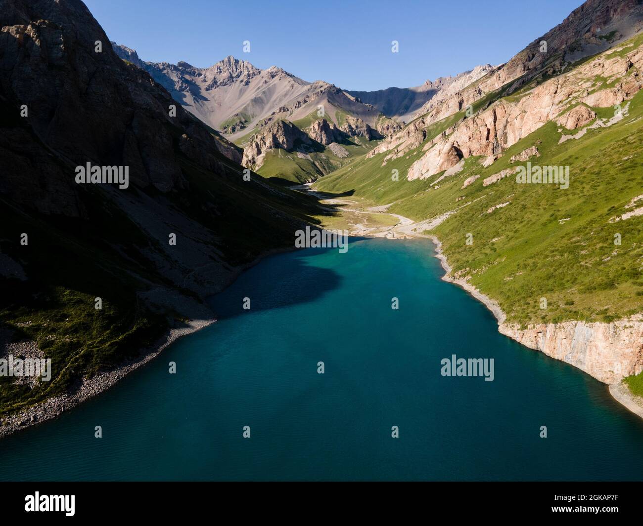 Kol Tor lake in the At Bashi region of Kyrgyzstan Stock Photo - Alamy