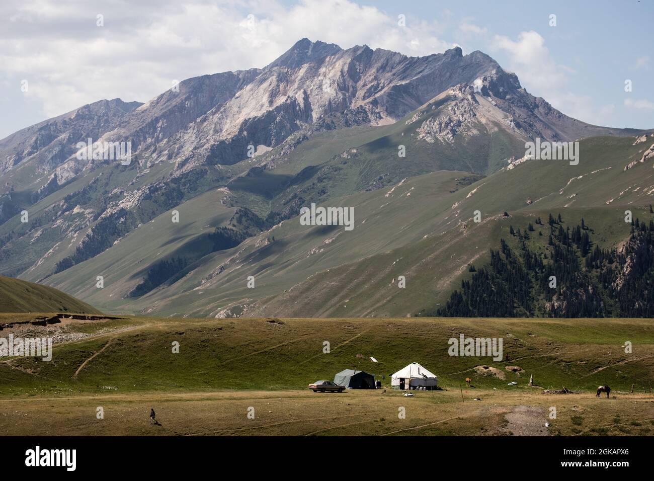 Kol Tor lake in the At Bashi region of Kyrgyzstan Stock Photo - Alamy