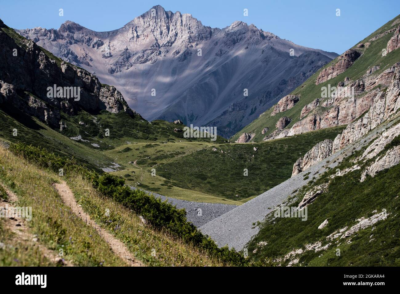 Kol Tor lake in the At Bashi region of Kyrgyzstan Stock Photo - Alamy