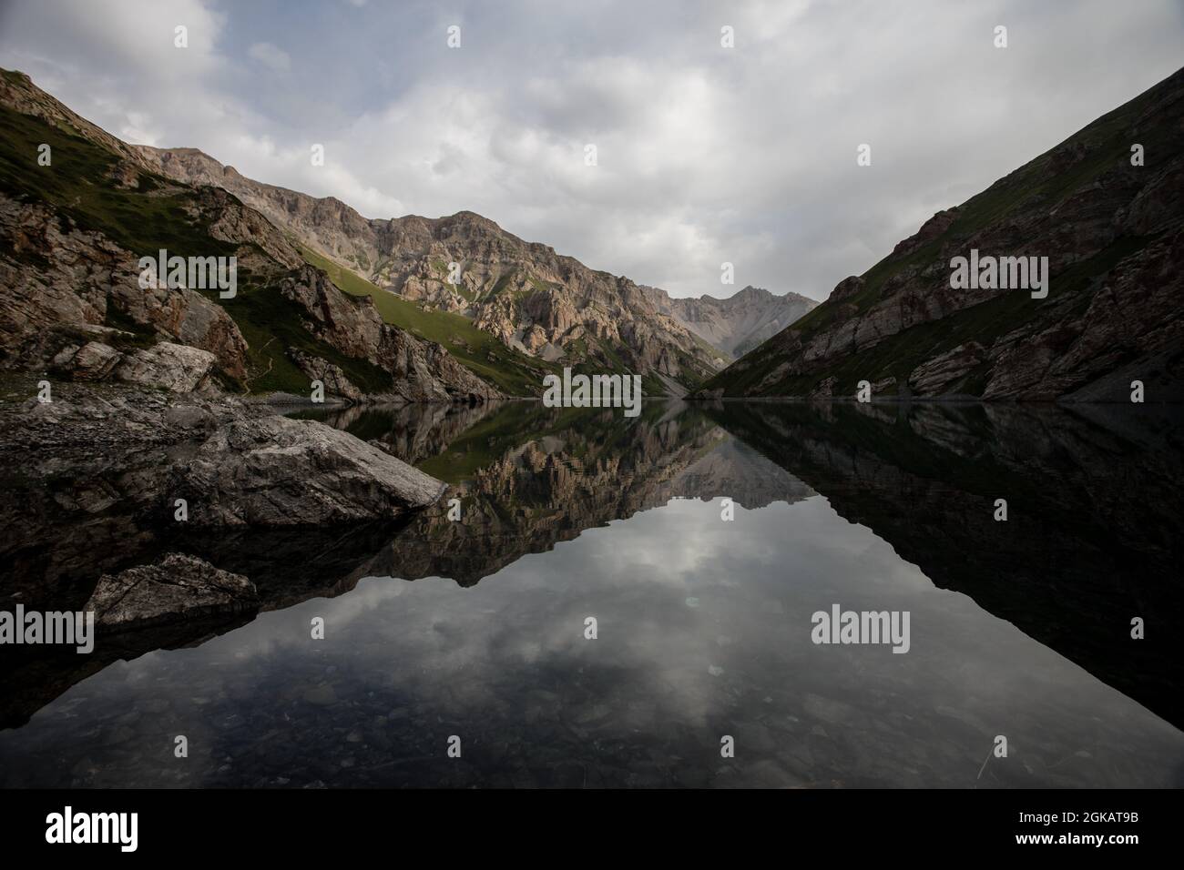 Kol Tor lake in the At Bashi region of Kyrgyzstan Stock Photo - Alamy