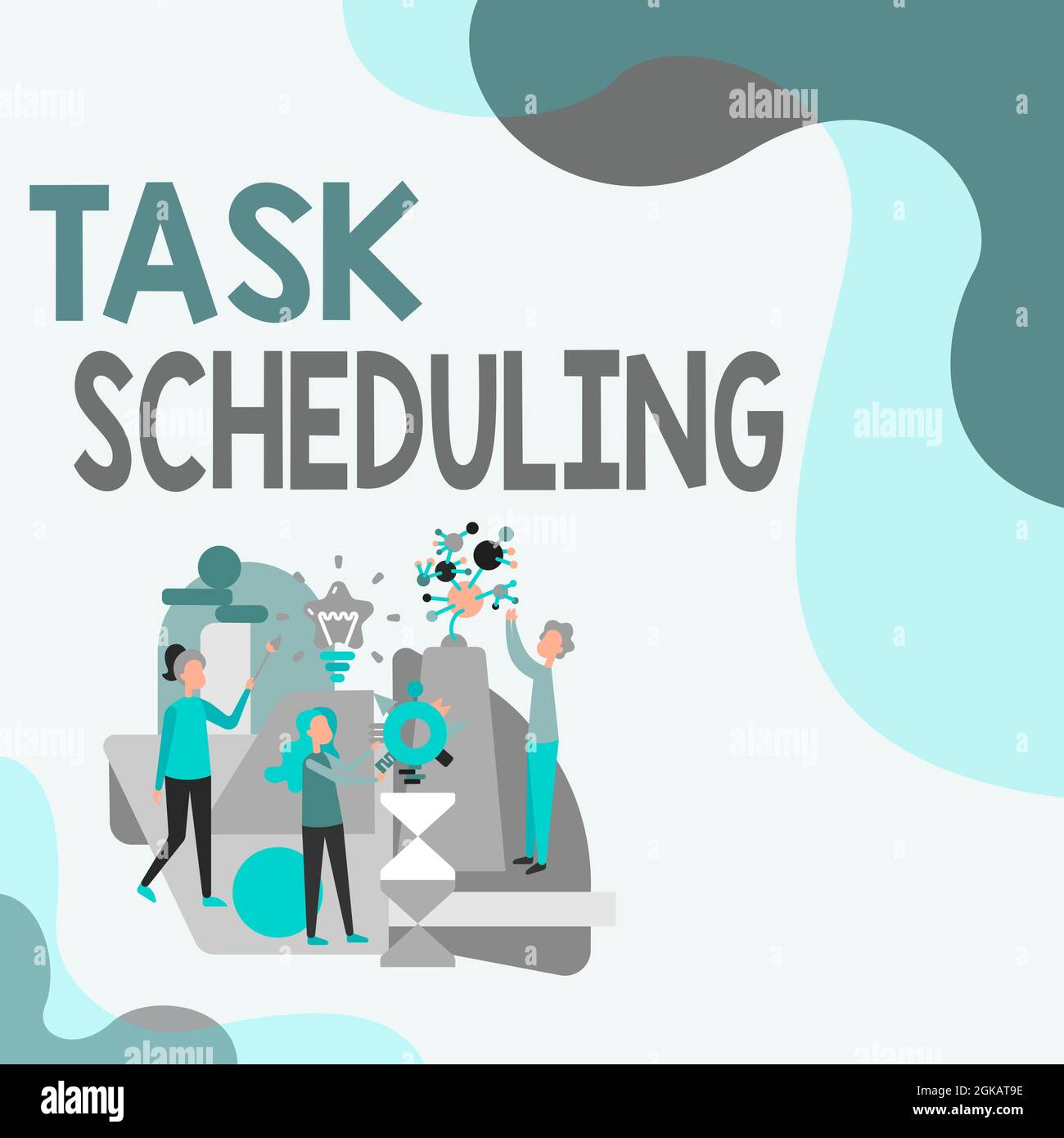 Text showing inspiration Task Scheduling. Word Written on The ...