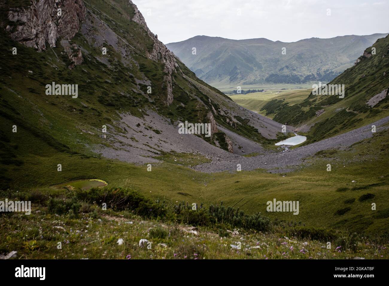 Kol Tor lake in the At Bashi region of Kyrgyzstan Stock Photo - Alamy