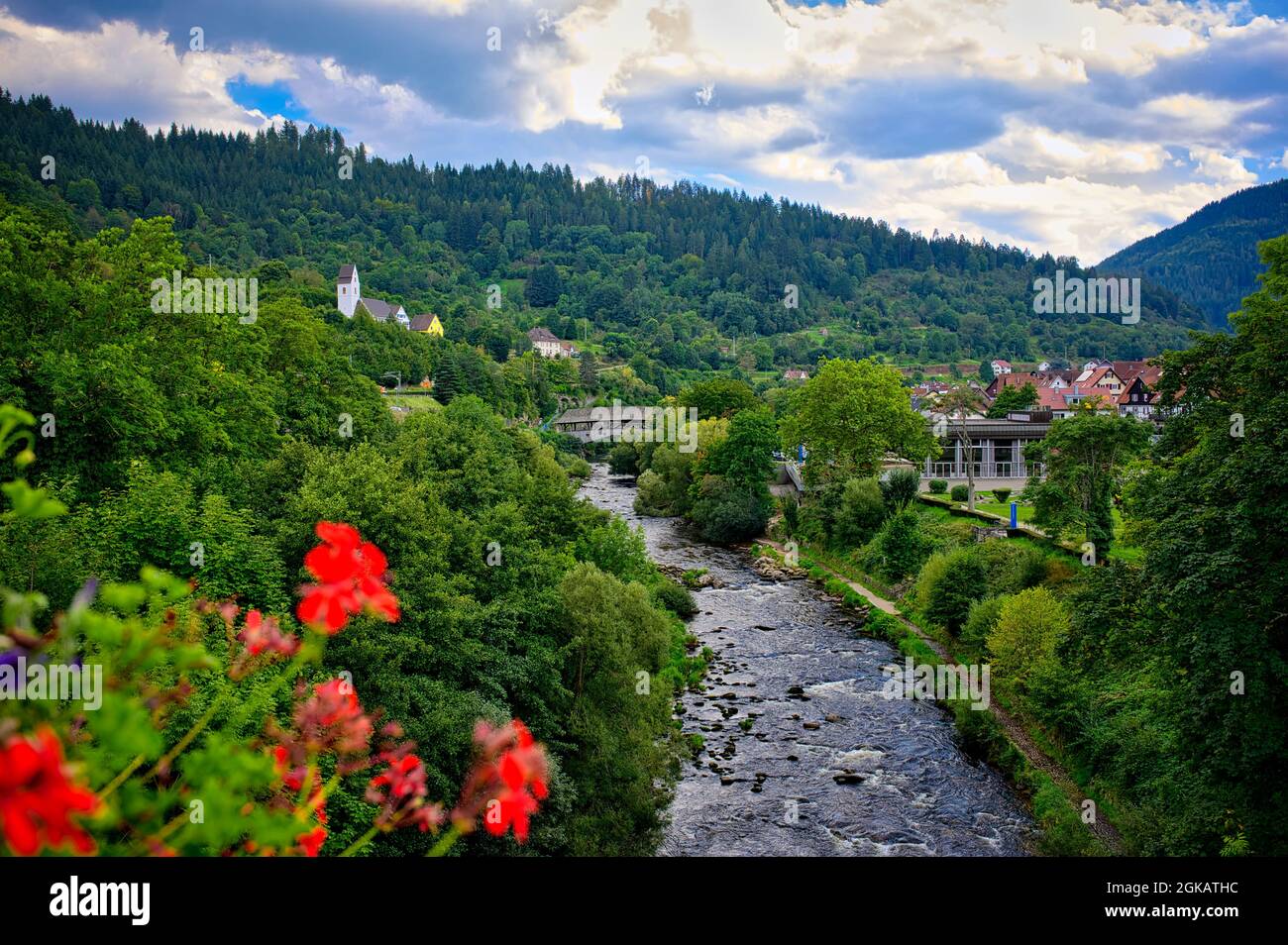 Forbach Schwarzwald Black Forest Germany Stock Photo - Alamy