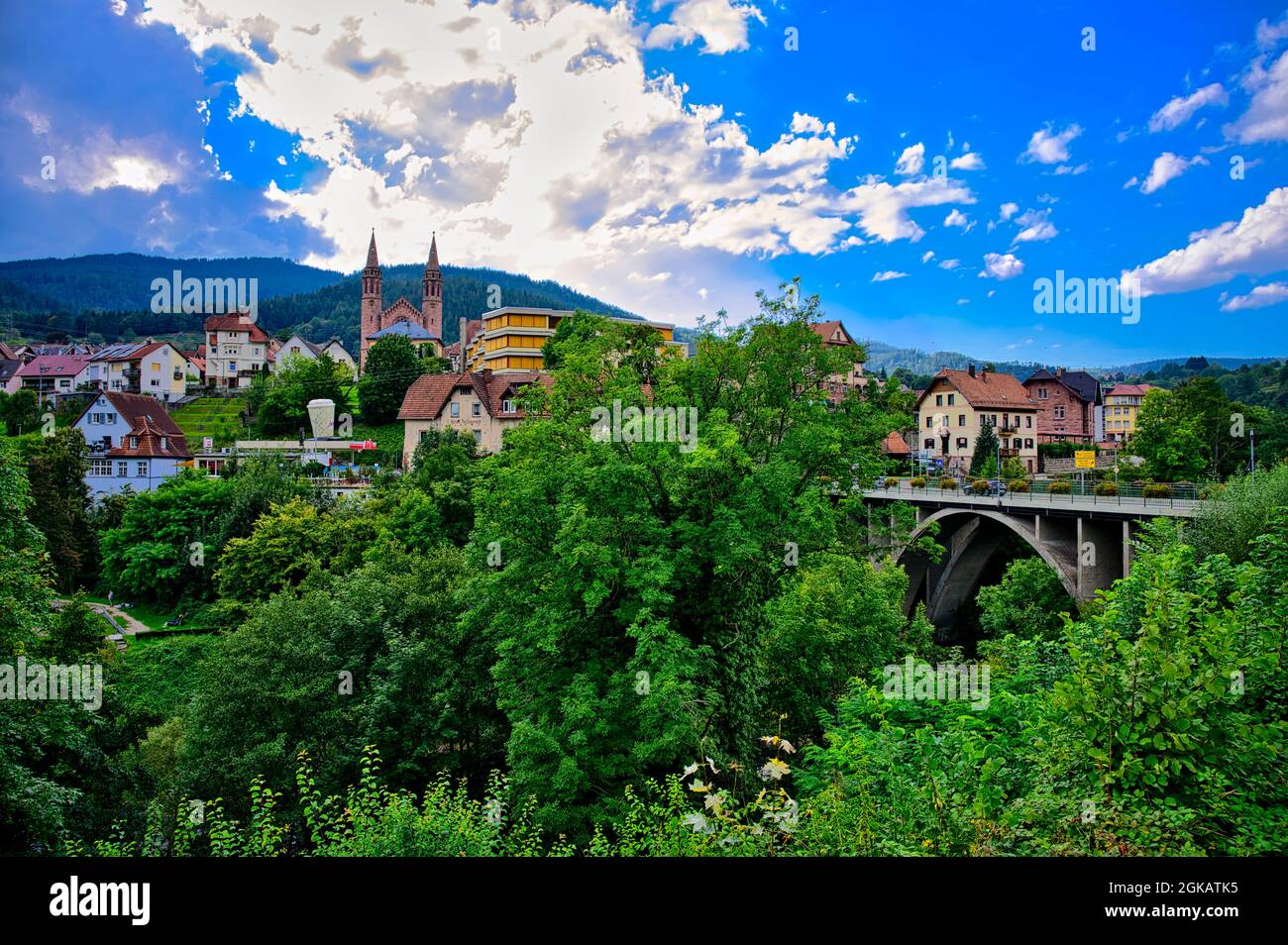 Forbach Schwarzwald Black Forest Germany Stock Photo - Alamy