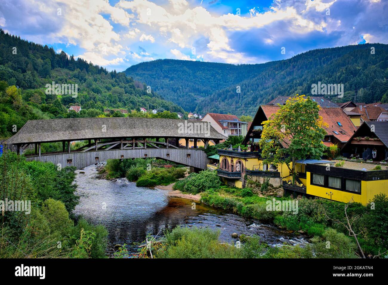 Forbach Schwarzwald Black Forest Germany Stock Photo - Alamy