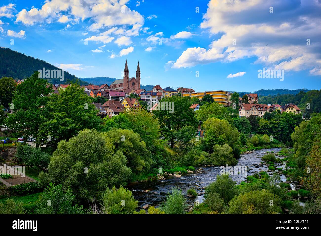 Forbach Schwarzwald Black Forest Germany Stock Photo - Alamy